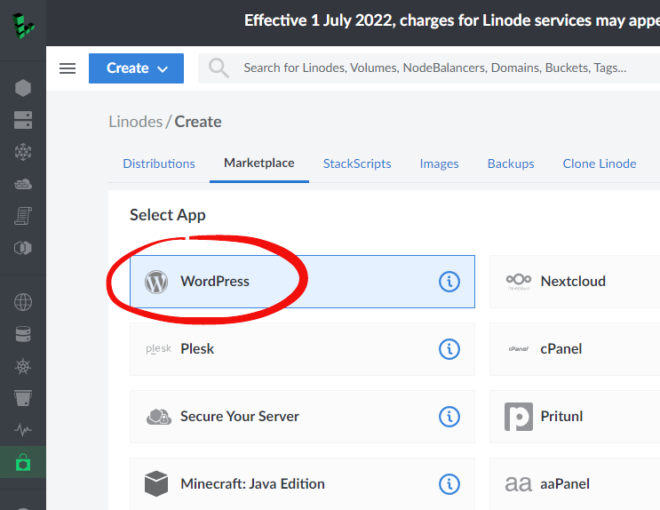 Como instalar o WordPress na Linode - Conectando Net